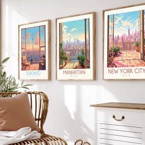 Easter Island Travel Poster Chile Vintage South America Wall Art Home ...