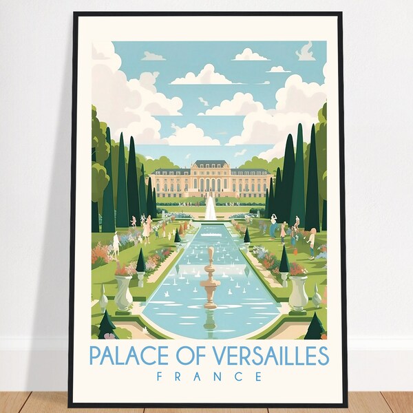 Palace of Versailles Poster - Etsy