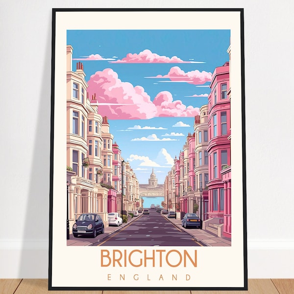 Brighton Poster - Etsy UK