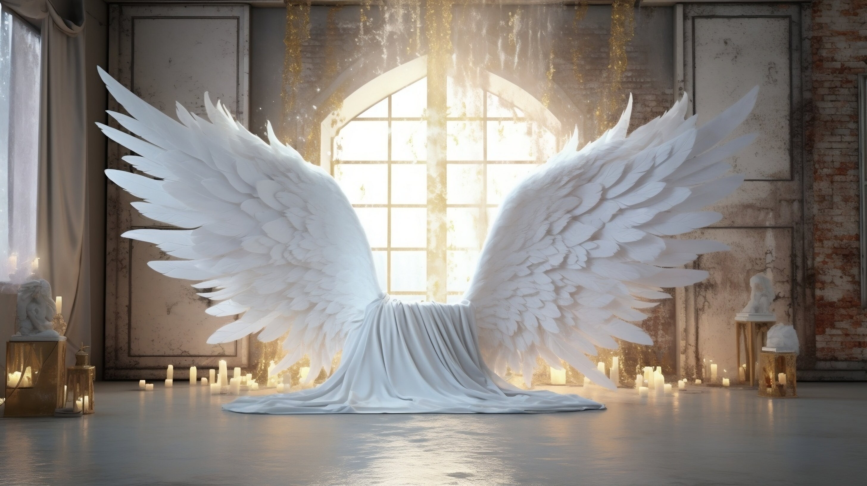 Extra Large Angel Wings in a Contemporary Rustic Palace 8 Pack - Etsy