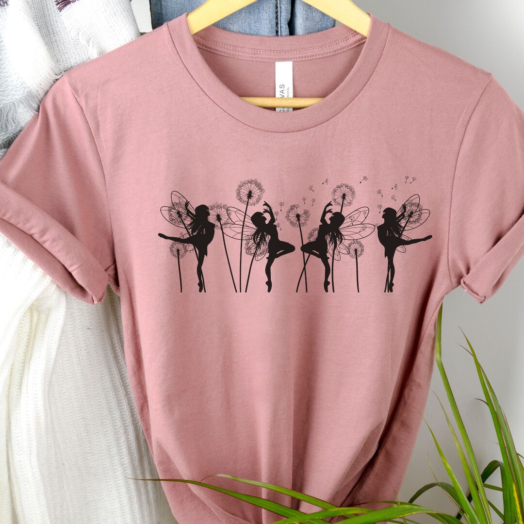 Fairy Dandelion Shirt, Fairy Tale T Shirt, Graphic Fairies Tees, Dance ...