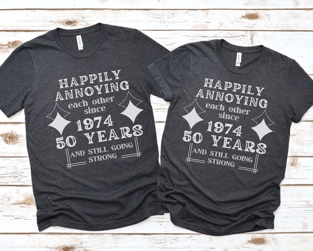 Personalized Anniversary Shirt, Custom Wedding Anniversary Shirts ...