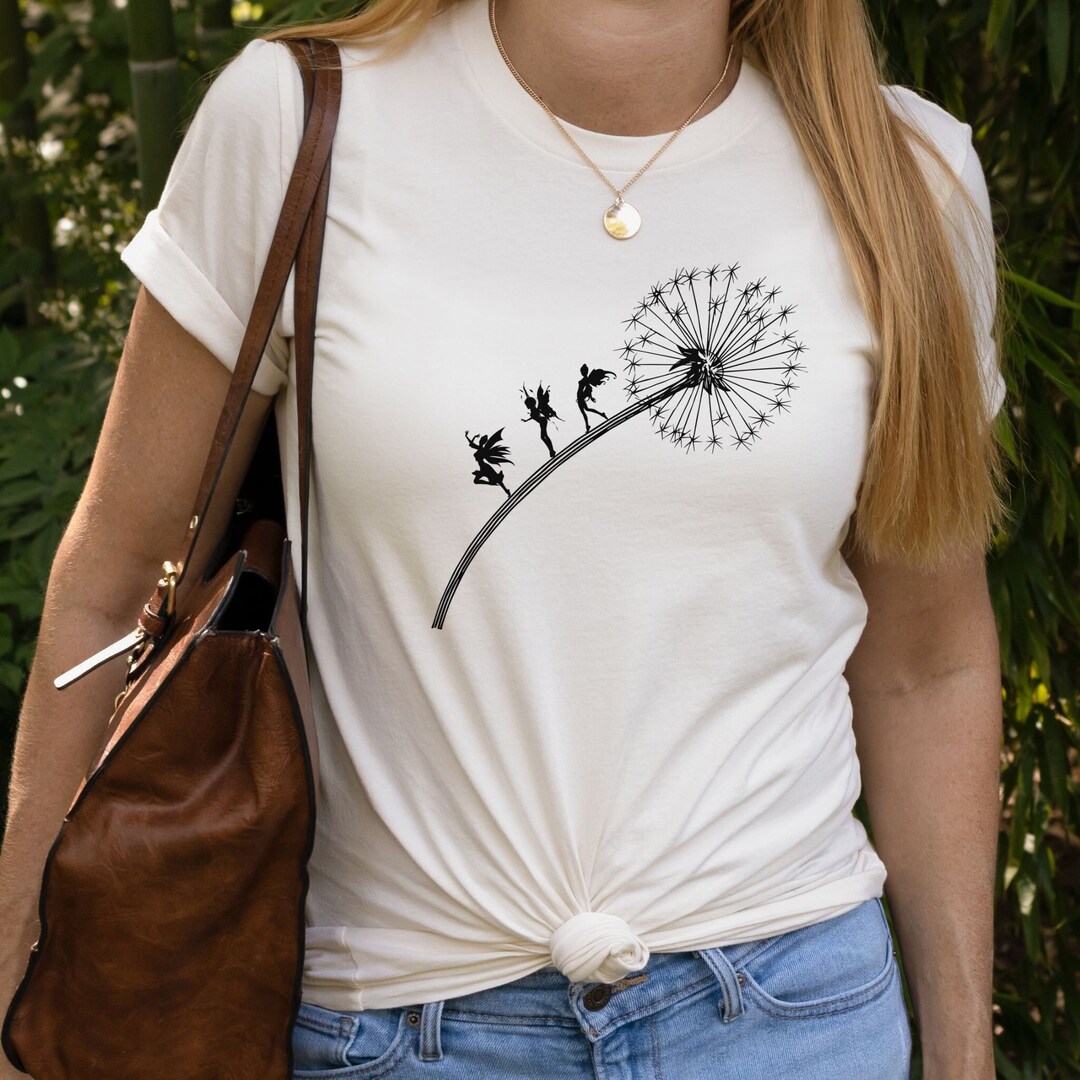 Fairy Dandelion Shirt, Fairy Tale T Shirt, Graphic Fairies Tees, Dance ...