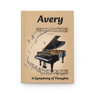 Personalized Music Journal: Grand Piano Design, Gift for Musicians - Etsy