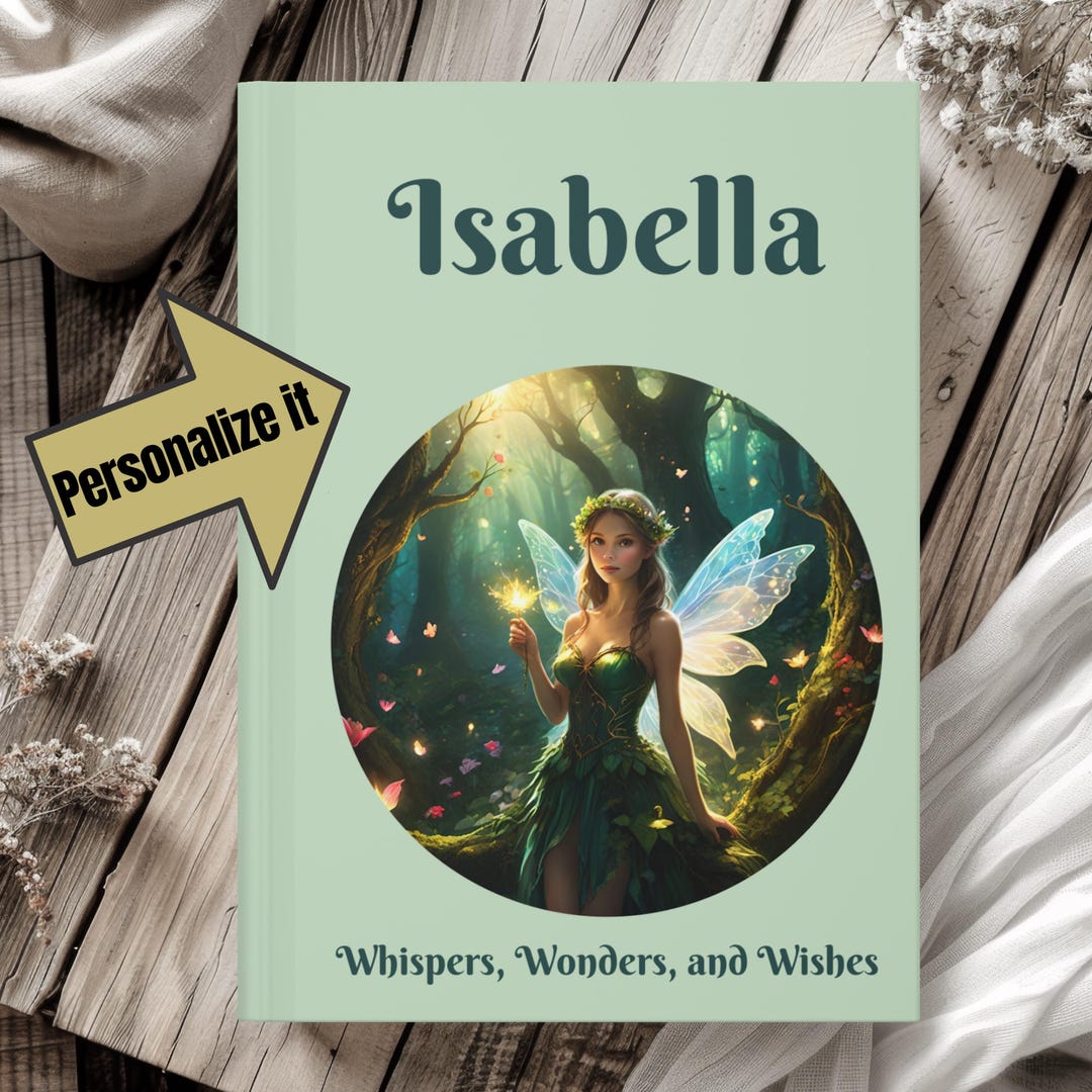 Personalized Fairy Journal: Enchanted Forest Diary With Custom Name - Etsy