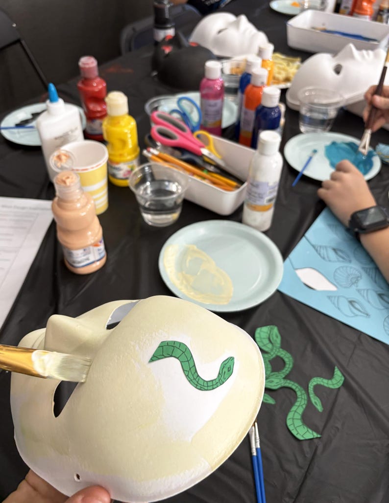 Ancient Greece Art History Lesson for Kids – Greek Theater Mask Project ...