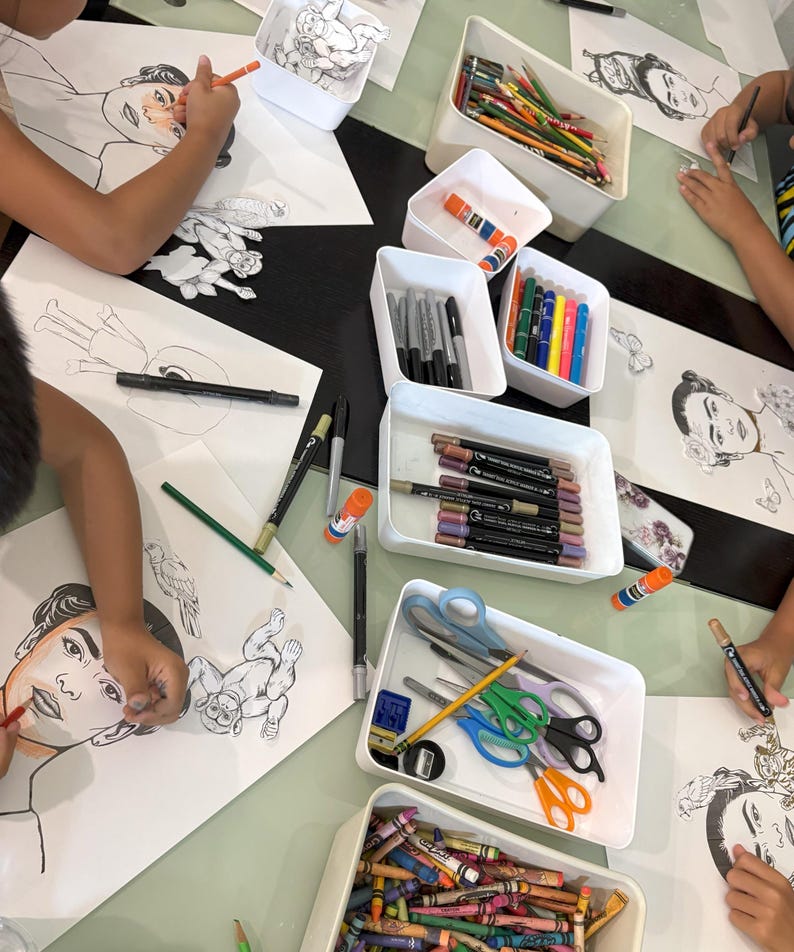 Frida Kahlo Art Lesson for Kids: Symbolism Portrait Project (PDF) - Etsy