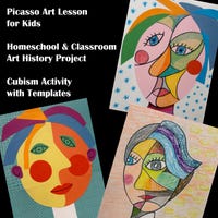 Cut and Stick Self Portrait Picasso Art Activity - Etsy