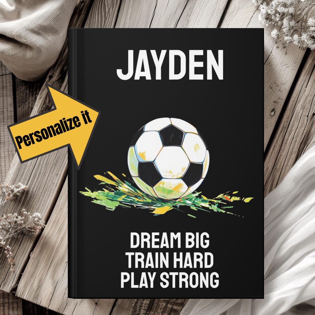 Personalized Soccer Journal: Custom Training Log for Players & Coaches ...