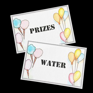 Editable Party Cards - Etsy