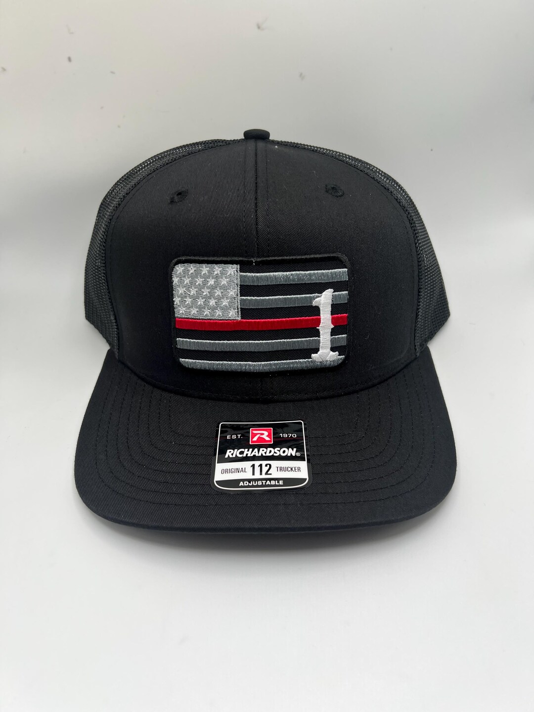 Thin Red Line Firefighter Patch Hat - American Pride - Etsy