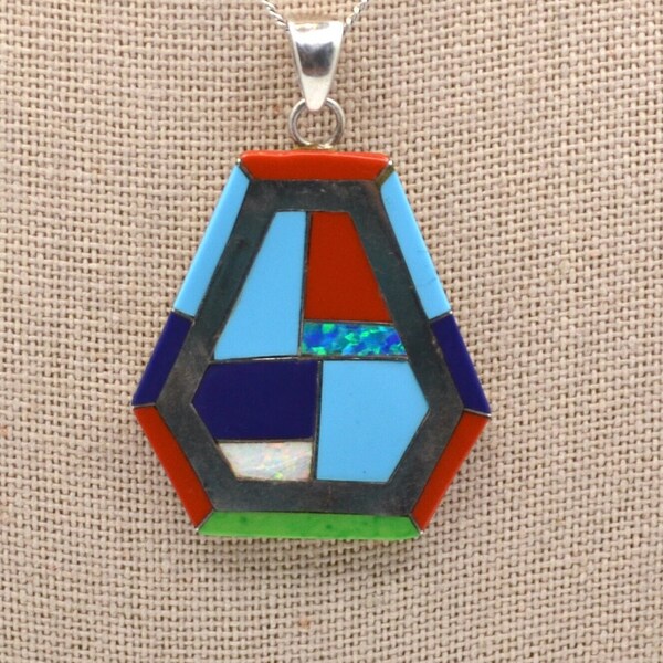 Intarsia Pendant - Etsy
