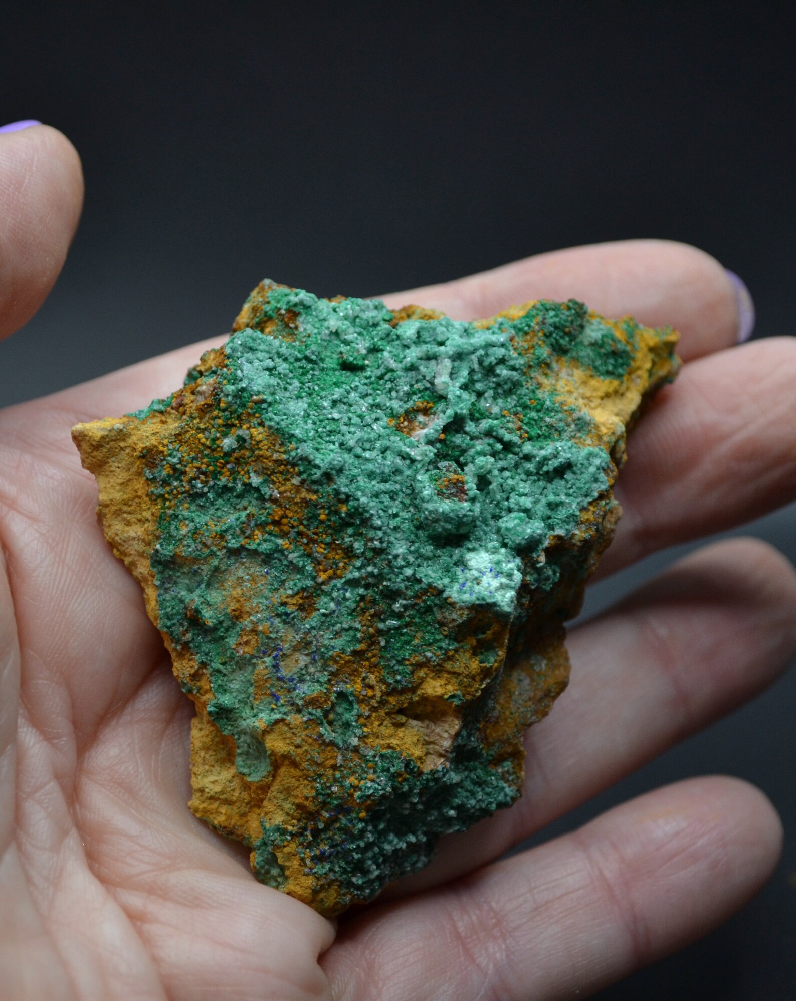 Malachite & Limonite Rough Specimen -73g - Etsy