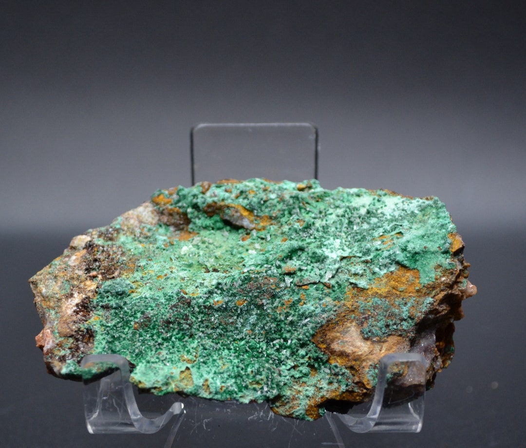 Malachite on Matrix Rough Specimen - 103g Unusual Specimen! - Etsy