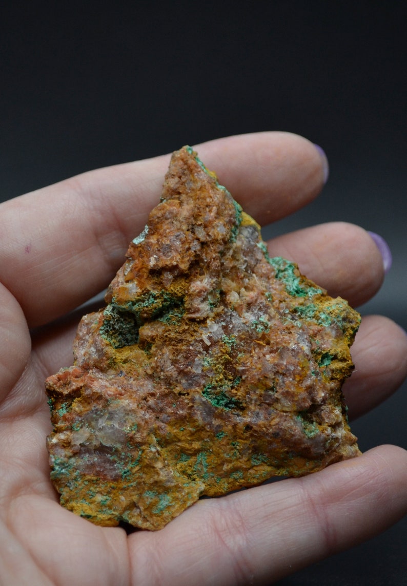 Malachite & Limonite Rough Specimen -73g - Etsy
