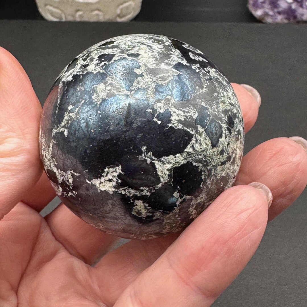 Rare and Beautiful Covellite Sphere - High Quality - 50.2 Millimeters ...