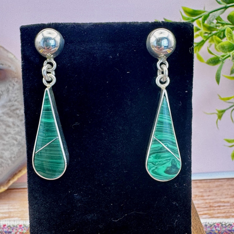 Taxco Malachite Jewelry - Etsy