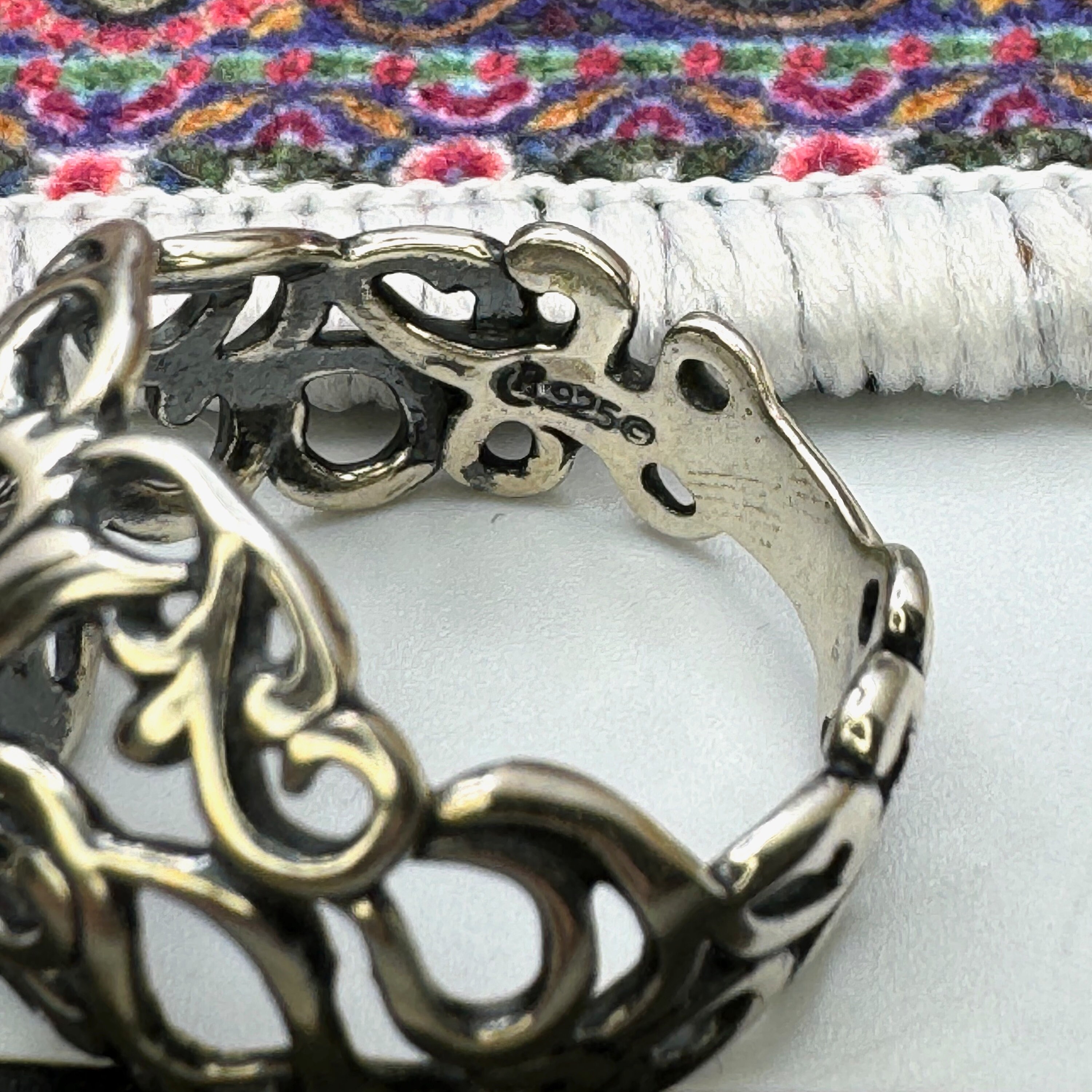 Vintage Carolyn Pollack Relios Scroll Dome Ring Size 7.25 - Etsy