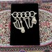 Vintage Musical Instrument Charm Brooch / Pin - Piano, Guitar, Harp ...