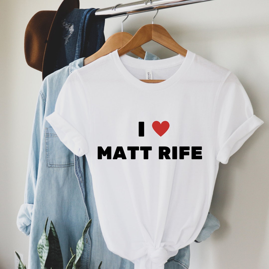 I Love Matt Rife SVG - Etsy