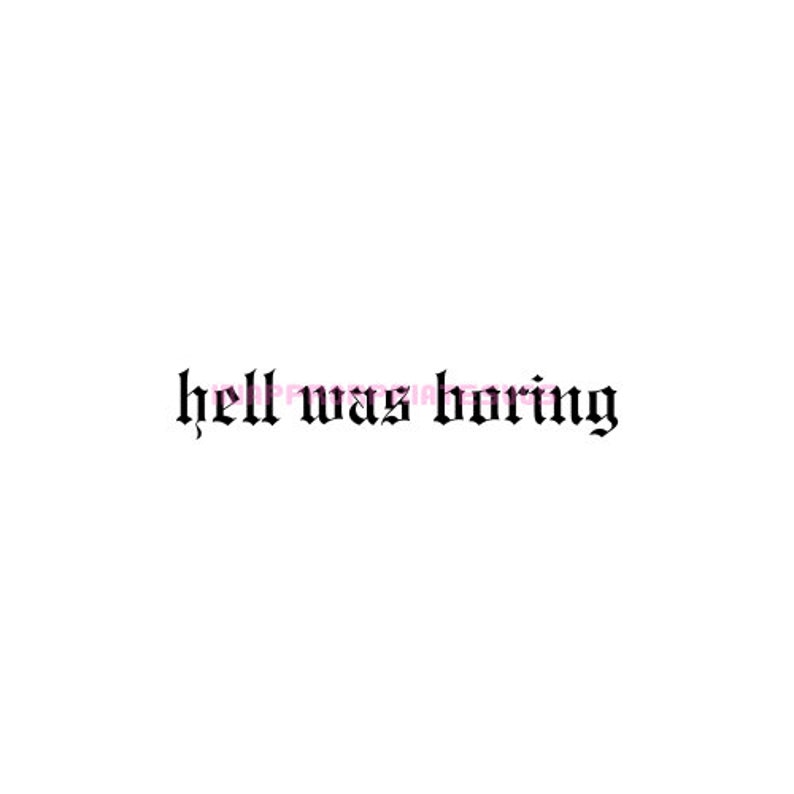 Hell Was Boring SVG - Etsy