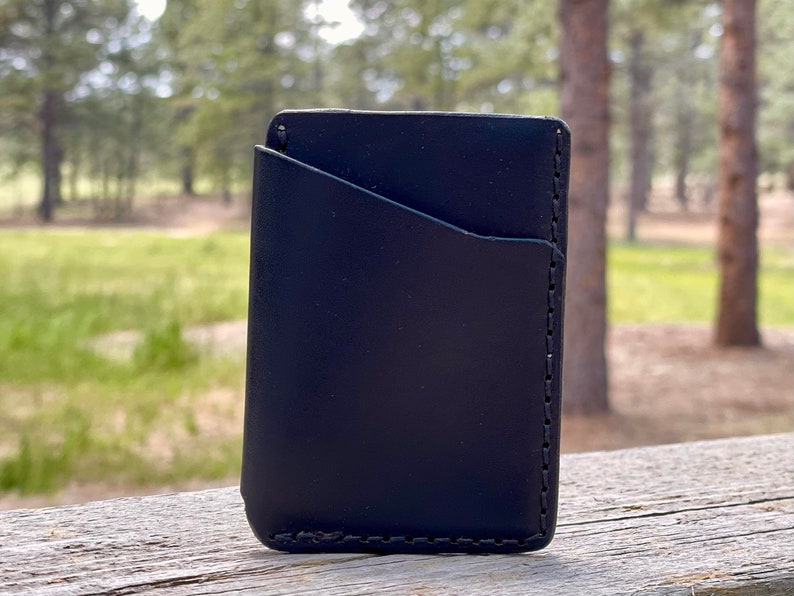 Minimalist Leather Card Holder - Etsy