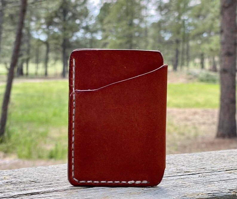 Minimalist Leather Card Holder - Etsy