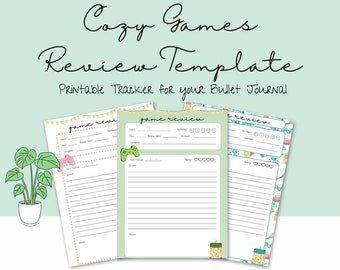 Video Game Tracker Printable Download PDF A4 & A5 Sizes 3 Styles Bullet ...