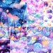 108 Watercolor Whimsical Galaxy Seamless Pattern Designs, Digital ...