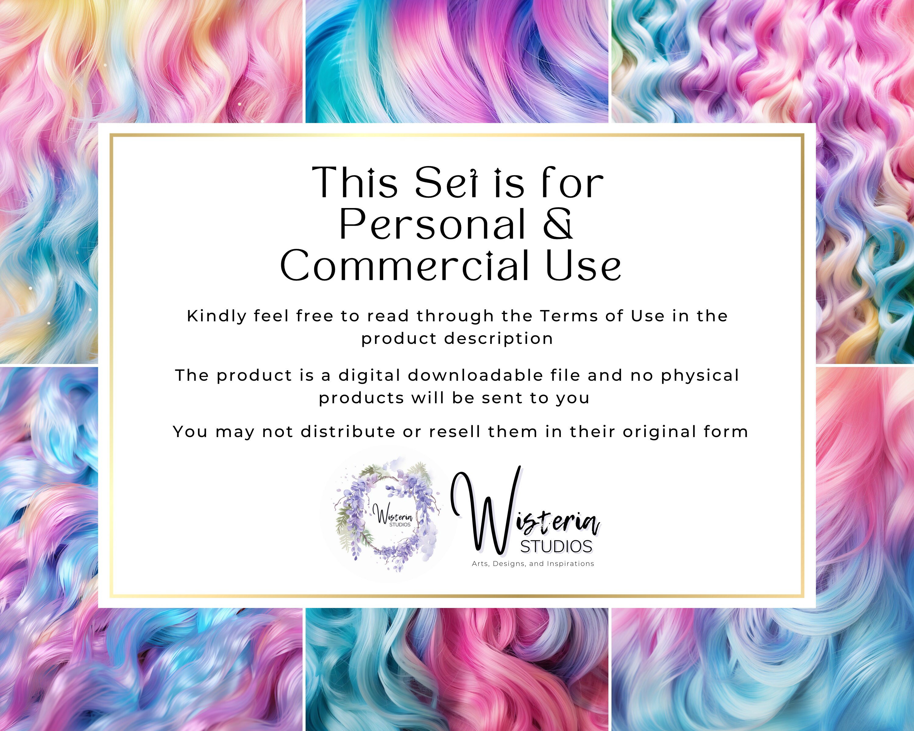 60 Unicorn Rainbow Hair, Rainbow Pastel, Blurry Background, Shimmer ...