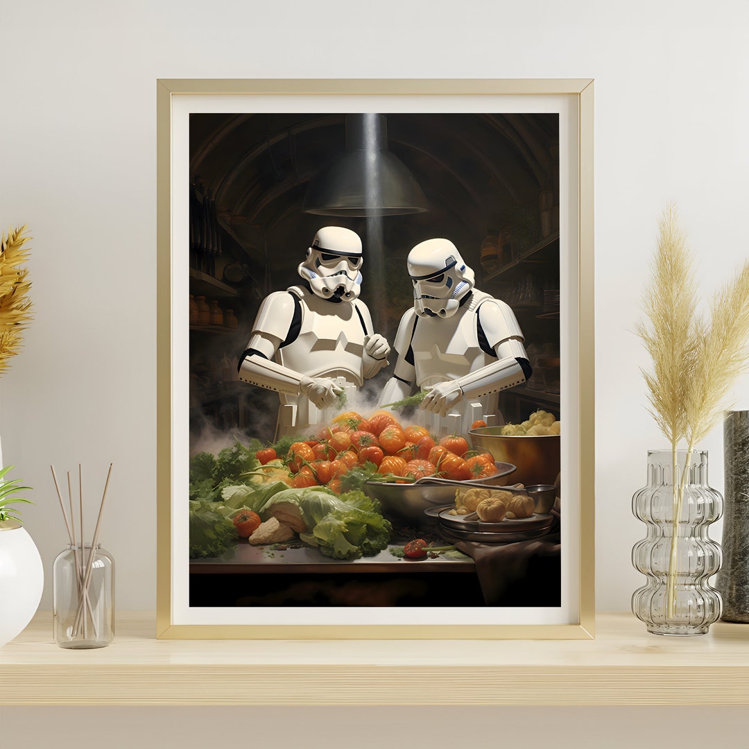 Stormtroopers Cooking Poster Original Star Wars Artwork Art - Etsy