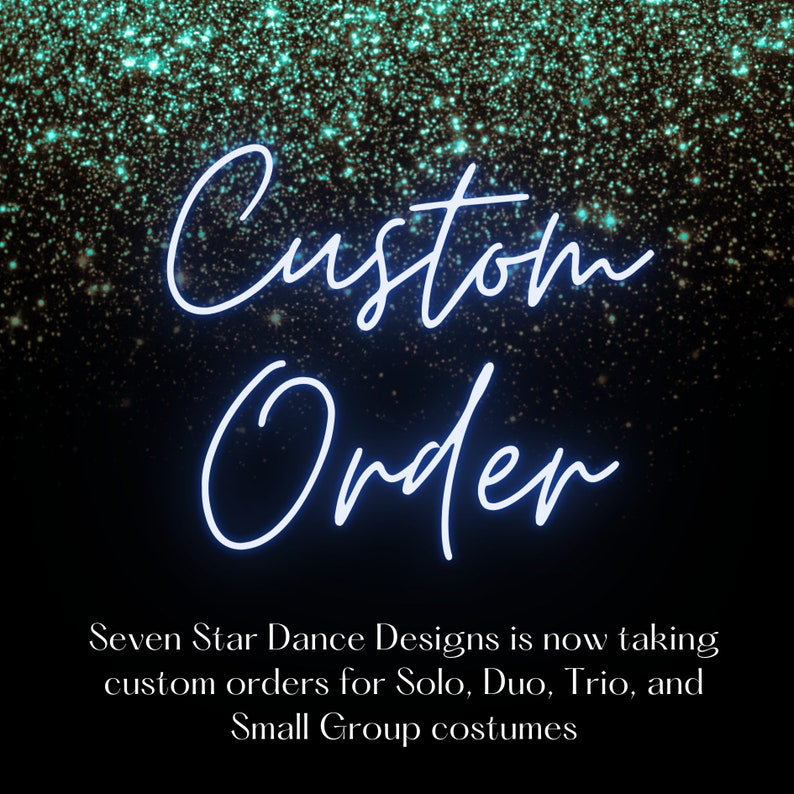 Custom Dance, Figure Skating, Pageant Costume - Etsy