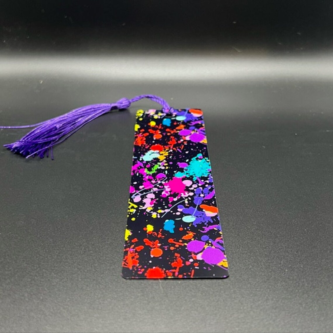Paint Splatter Bookmark // 90's Throwback // Abstract Art Style ...