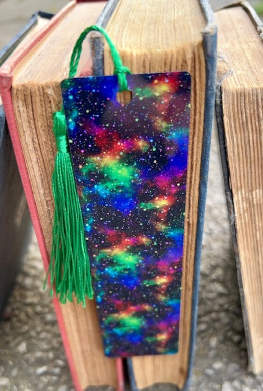 Space Bookmark // Cosmic Bookmark // Journey Into the Unknown // Galactic Adventure// Perfect ...