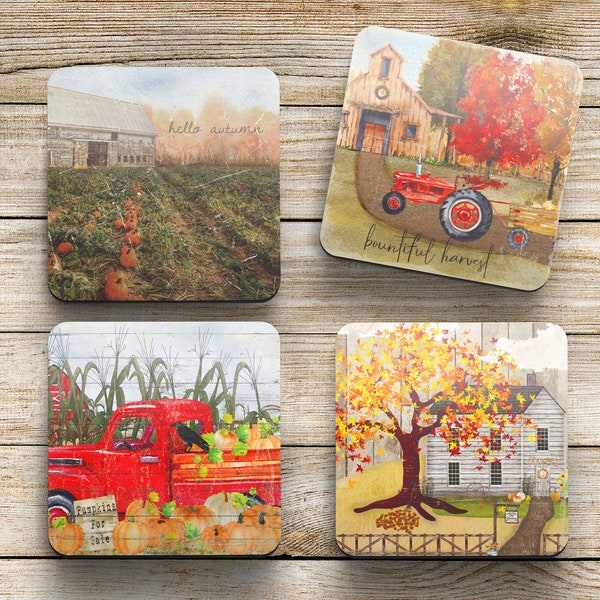 Farmhouse Coasters - Etsy
