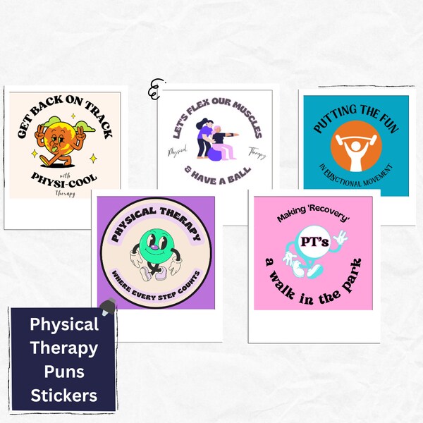 Physical Therapy Stickers - Etsy
