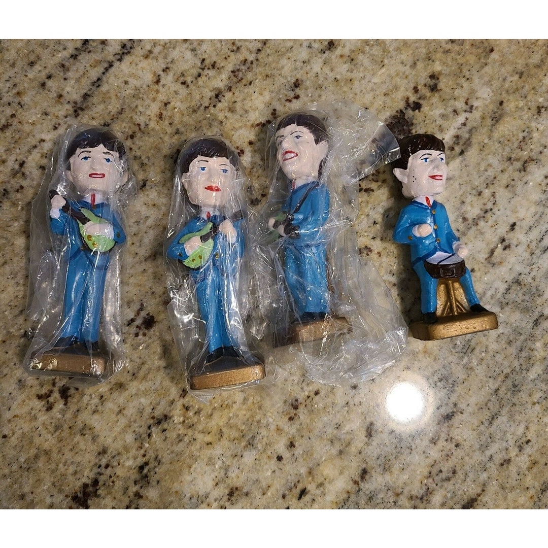 Vintage 1960s the Beatles Cake Topper Big Head Figures. Not - Etsy