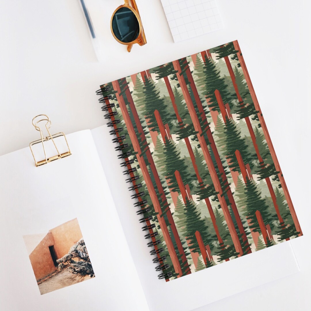 Giant Guardians: Redwood Tree Spiral Notebook - Etsy
