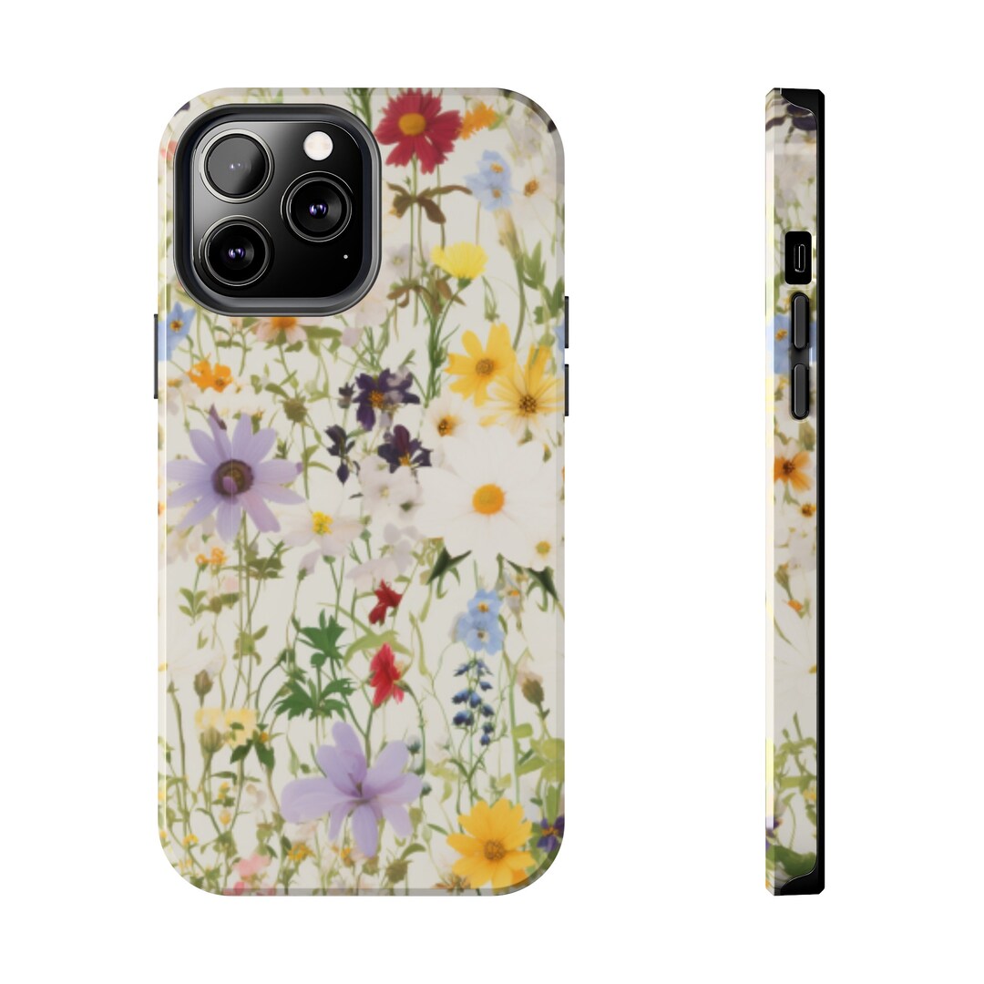 Fields of Color: Wildflower Design Cell Phone Case - Etsy
