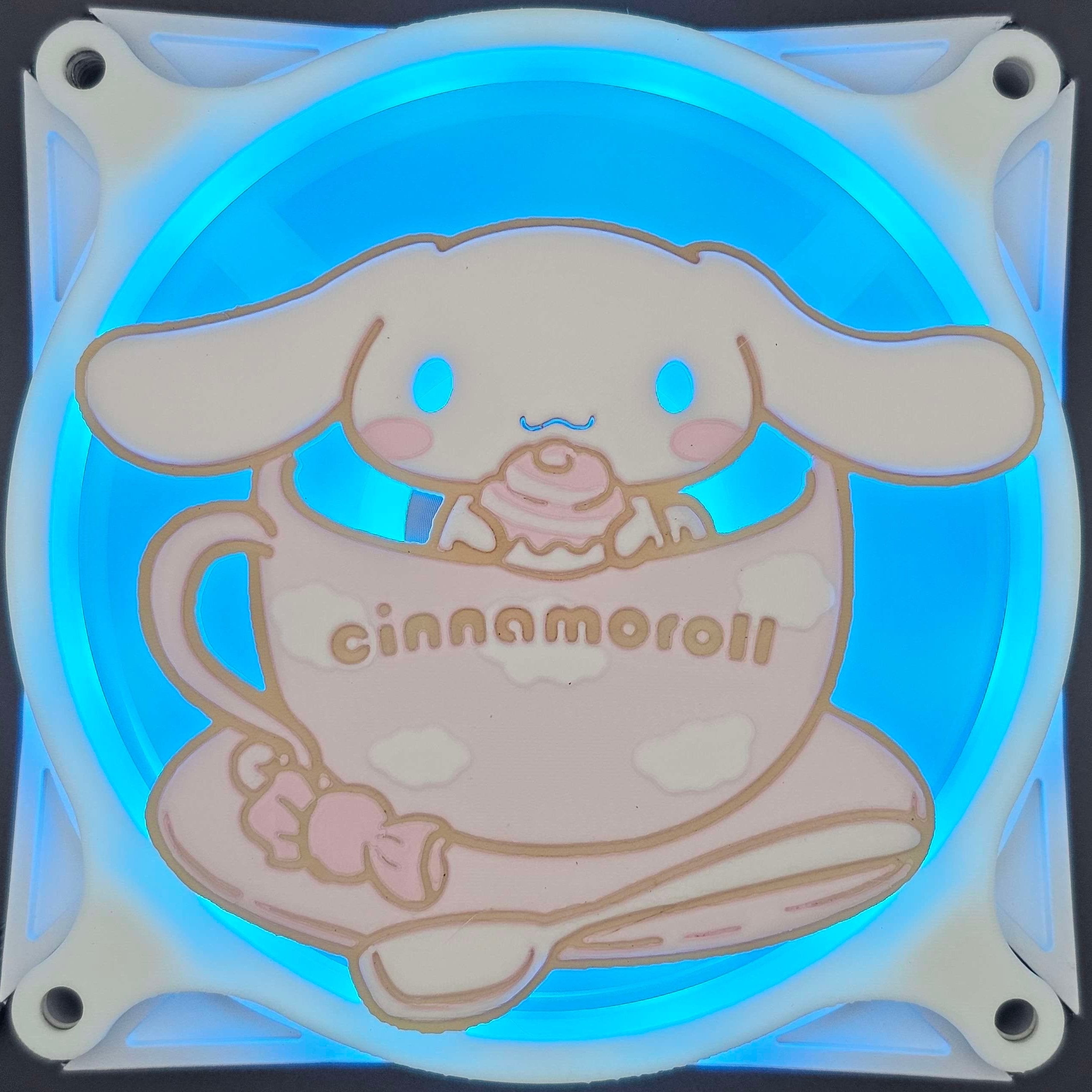 Sanrio Cinnamoroll Cafe Custom 3D Printed Artisan Gaming Computer Fan ...
