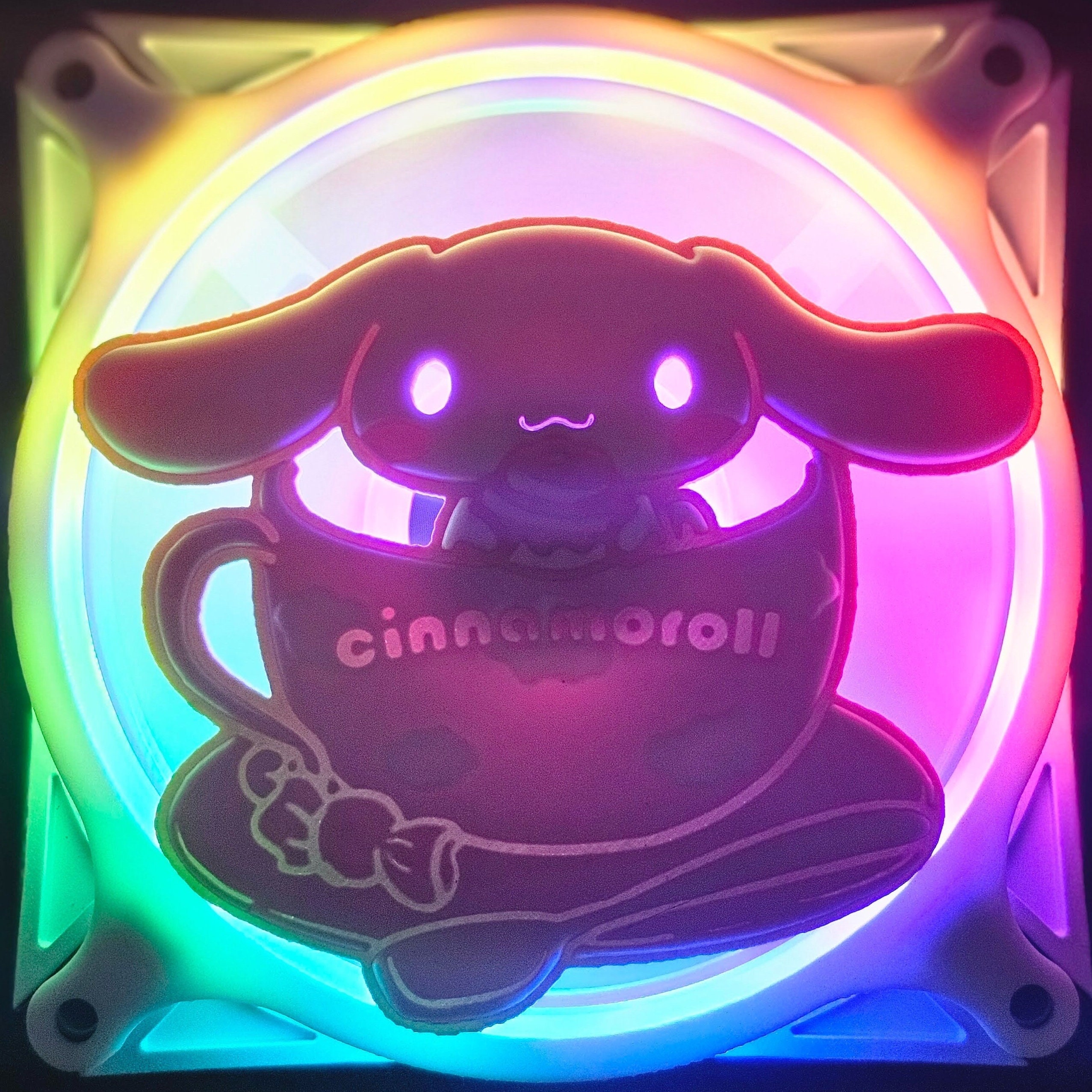 Sanrio Cinnamoroll Cafe Custom 3D Printed Artisan Gaming Computer Fan ...