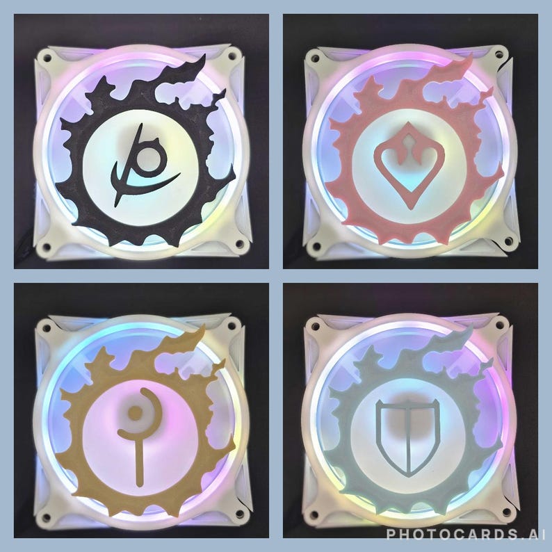 Final Fantasy XIV 14 FFXIV Dalamud All Job Icons Custom 3D Printed ...