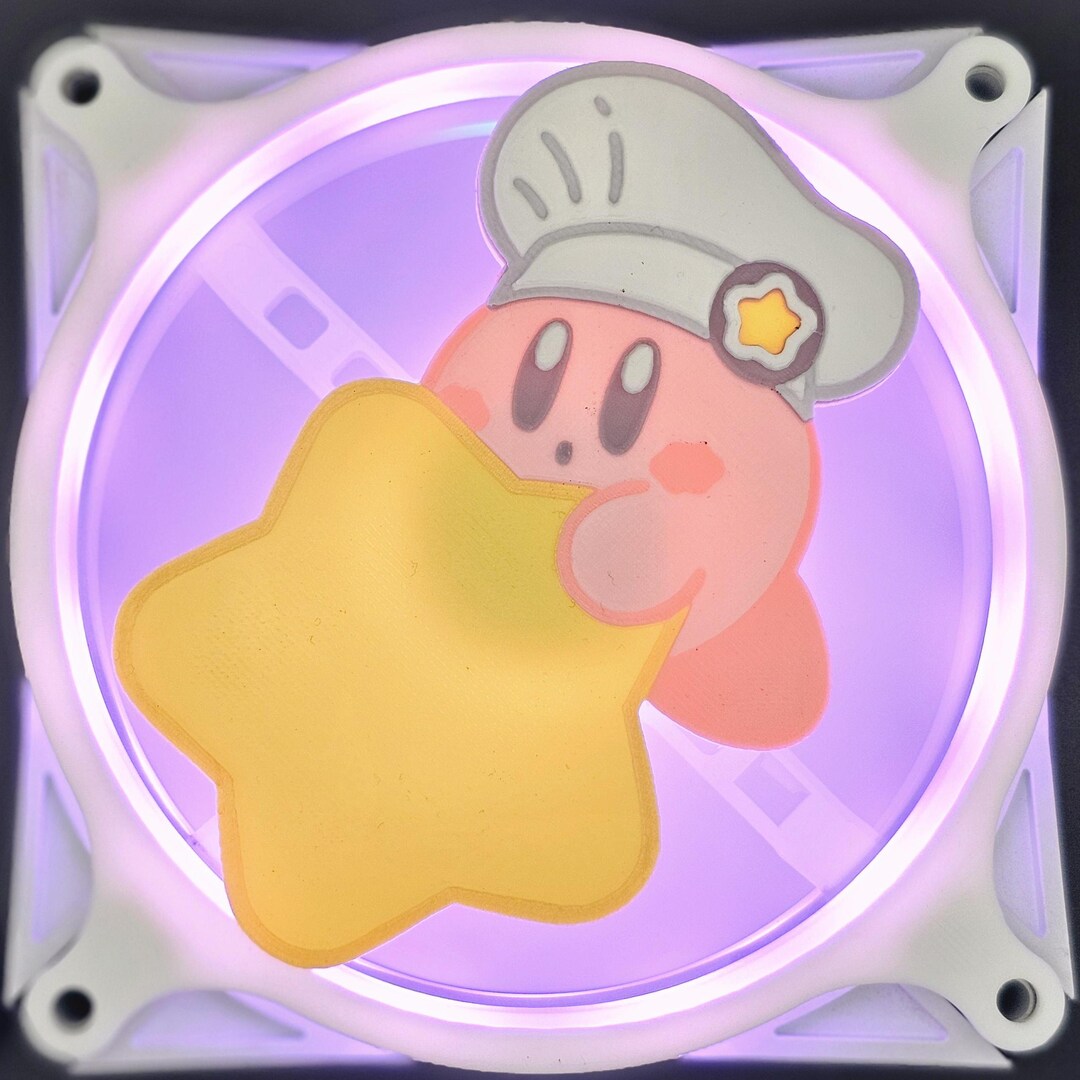 Nintendo Kirby Cafe Star Custom 3D Printed Artisan Gaming Computer Fan ...