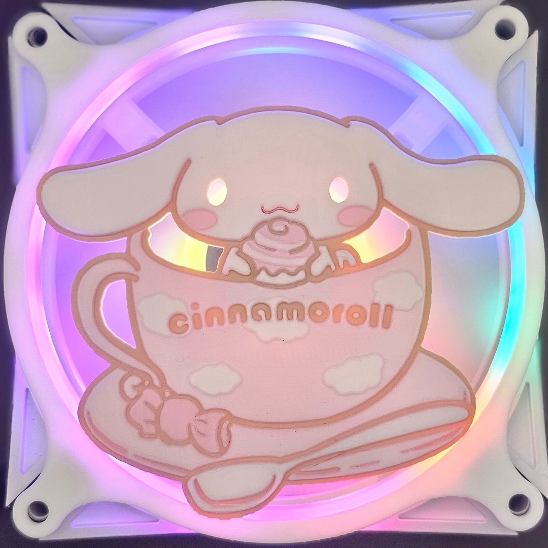 Sanrio Cinnamoroll Cafe Custom 3D Printed Artisan Gaming Computer Fan ...