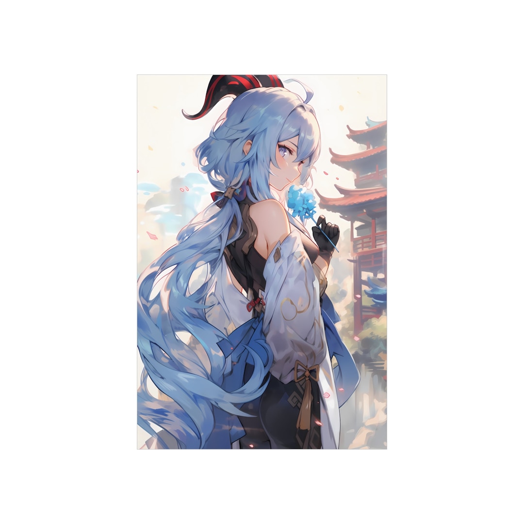 Genshin Impact Ganyu Art Print Poster Anime Gaming - Etsy