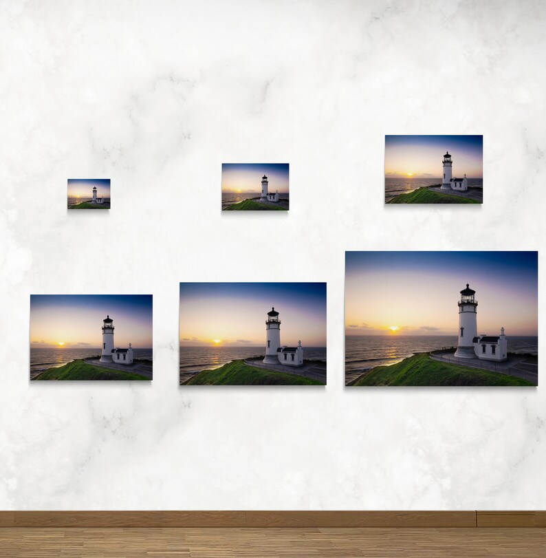 North Head Lighthouse Sunset Photograph - Etsy