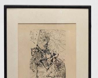 SALVADOR DALI Etching Limited Signed Edition - Etsy