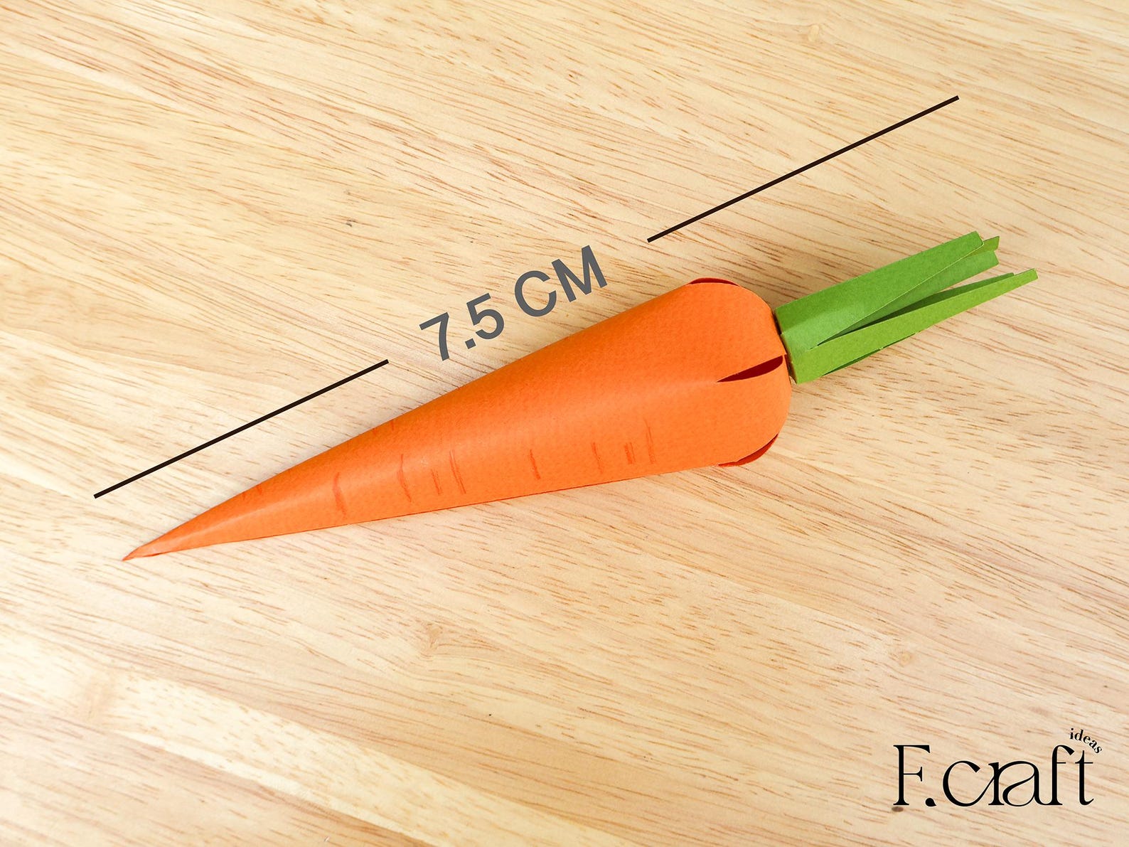 DIY Papercraft Carrot, Carrot Papercraft, Carrots 3D Paper Craft ...