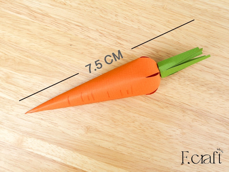 DIY Papercraft Carrot, Carrot Papercraft, Carrots 3D Paper Craft ...