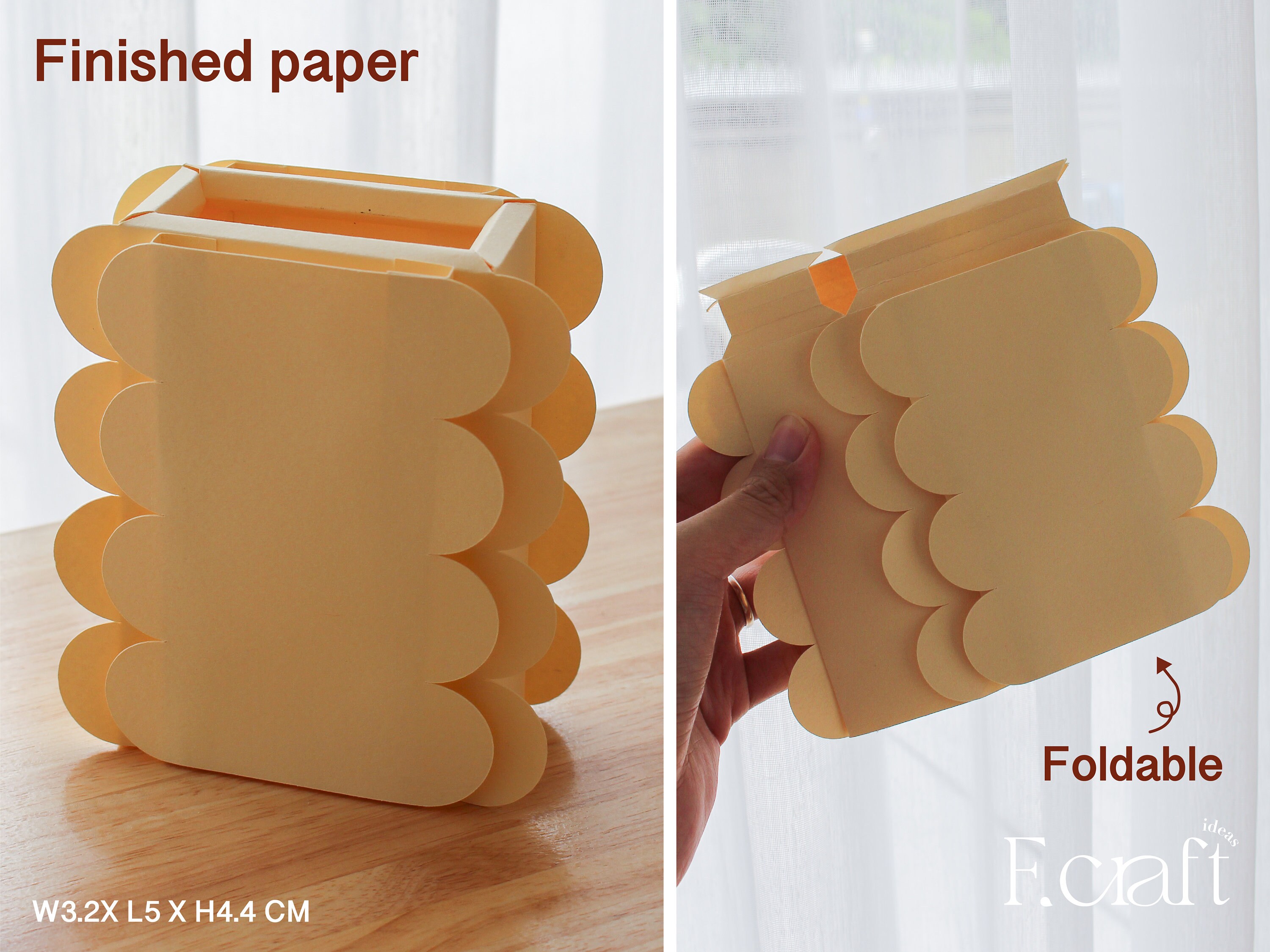 DIY Papercraft Vase Papercraft Flower Vase Flower Vase 3D - Etsy